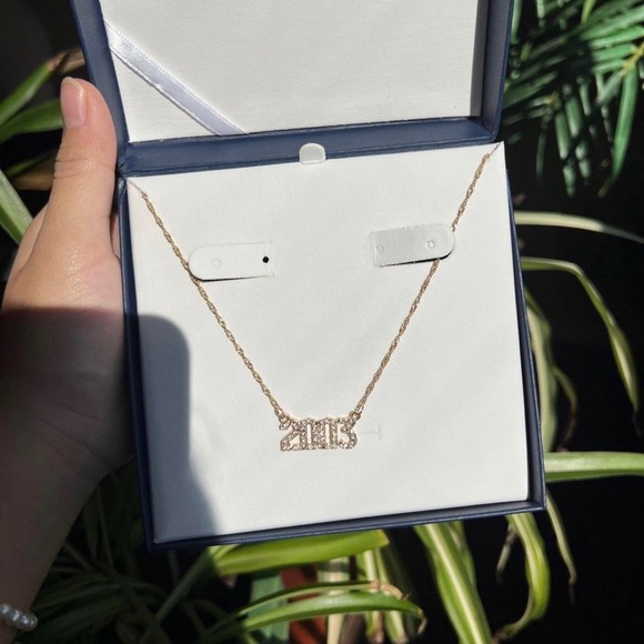 Jewelry | 203 Studded Gold Necklace | Poshmark
